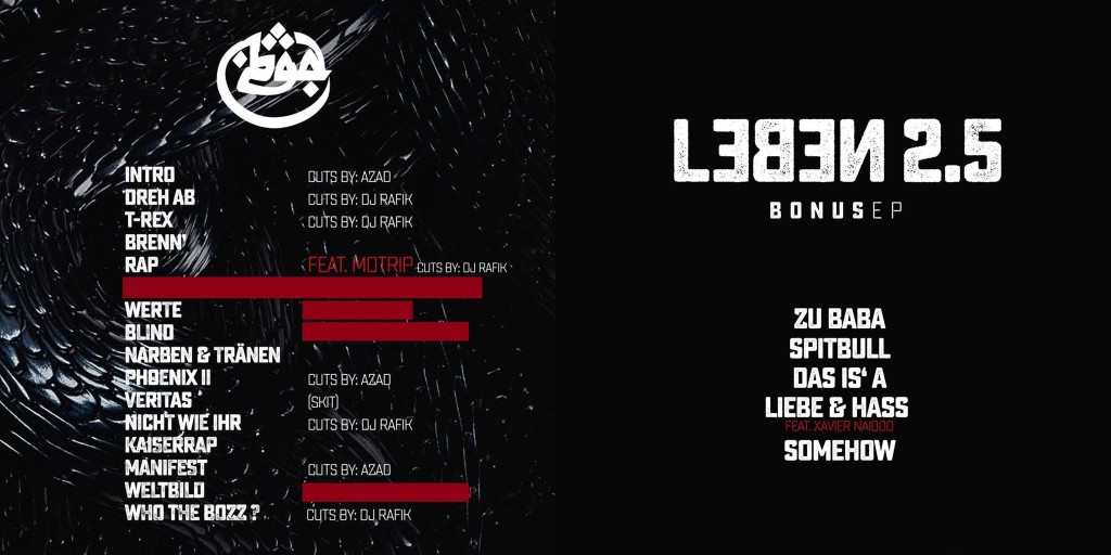 AZAD präsentiert die Tracklist von "LEBEN II" | Raptalk.org
